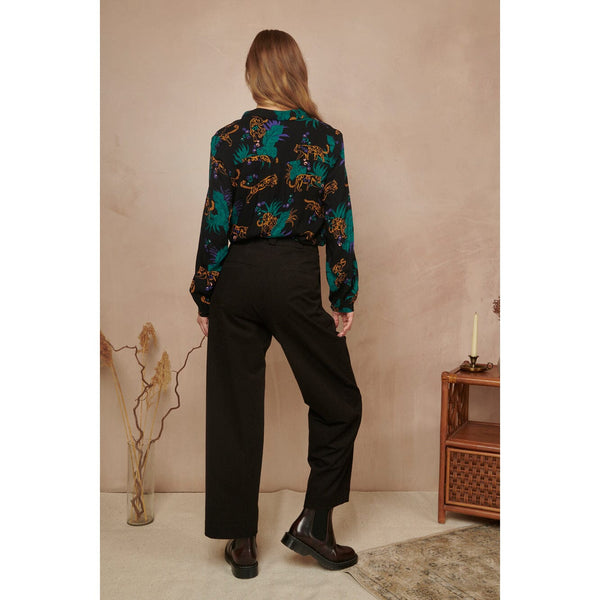 Emily & Fin Edie Shirt Midnight Leopard - BouChic